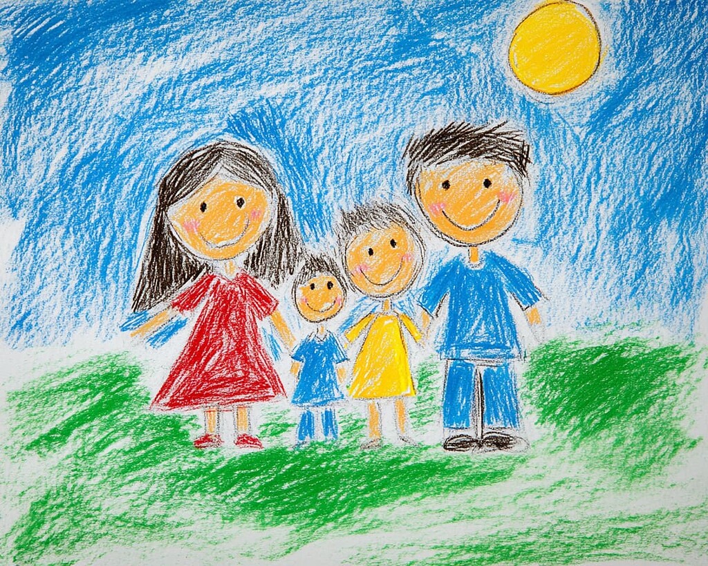 Few Lines on "My Family" - For nursery kids - Creative Writing ...